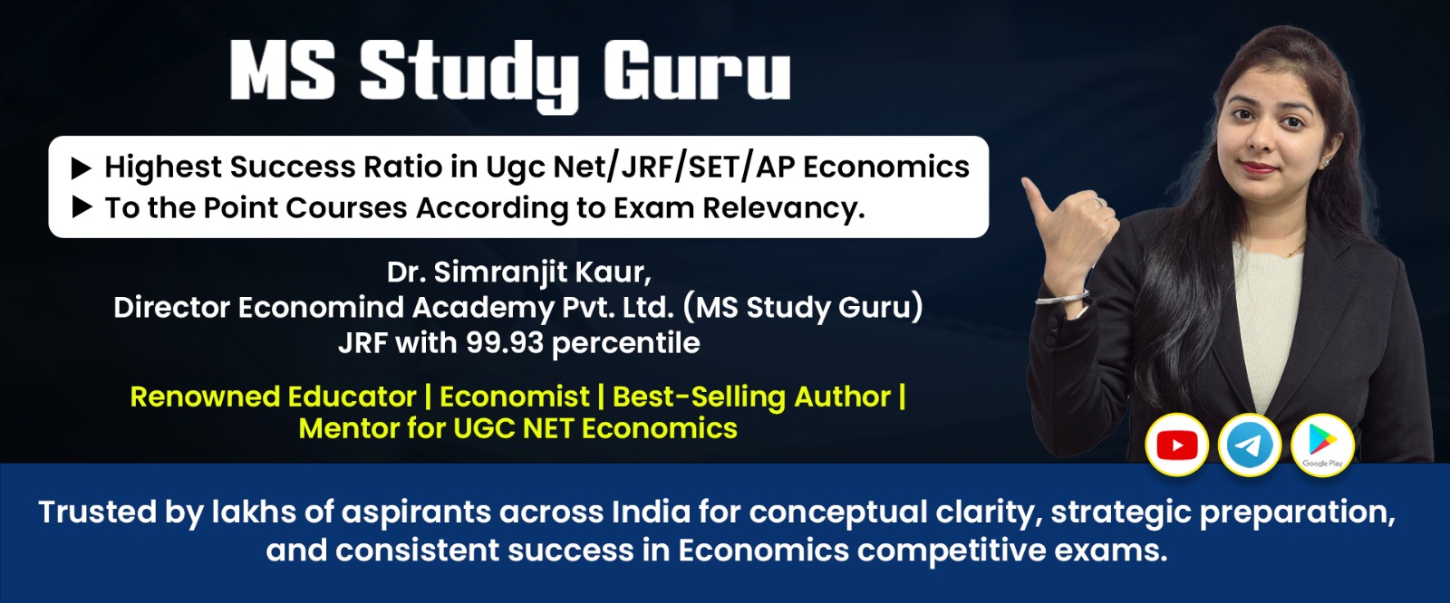 Ms Study Guru | Top UGC NET Economics | NET JRF Economics Coaching Online